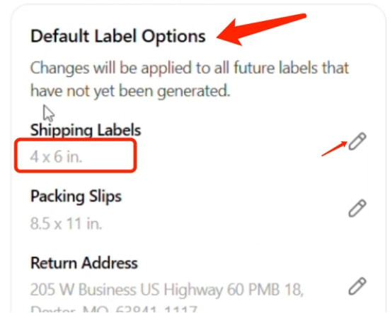 How To Set Up And Print A 4×6 Inches Shipping Label On The Whatnot ...